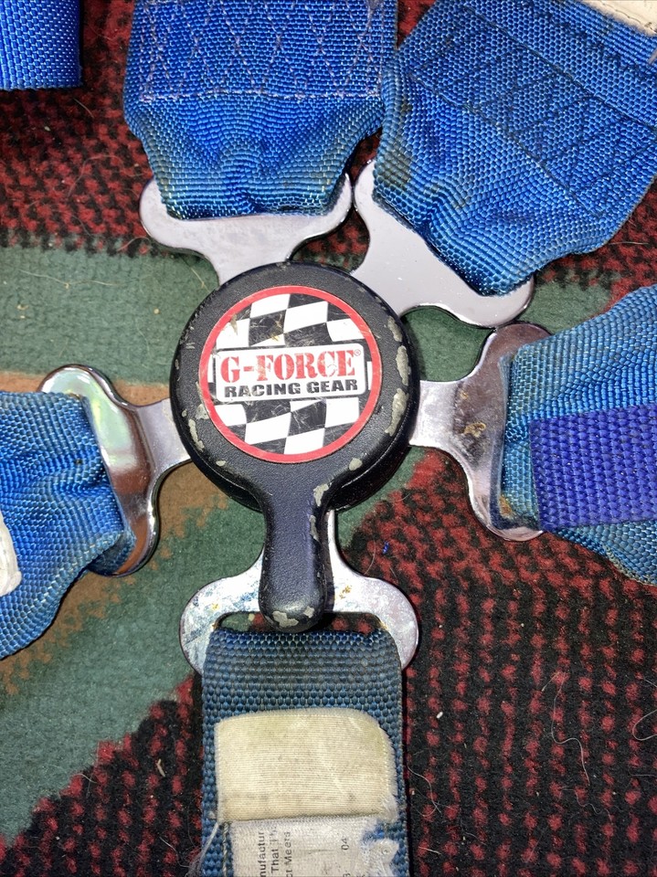 GFORCE Five POINT CAMLOCK RACING HARNESS Blue | eBay
