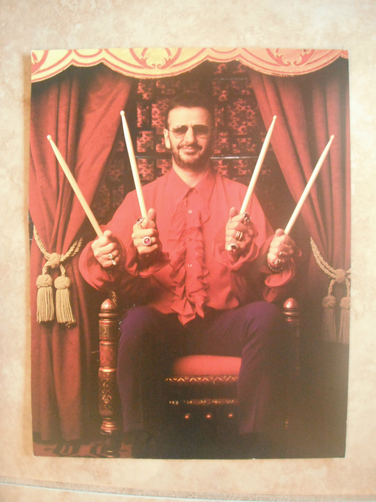 Ringo Starr Beatles Tom Petty Cars Color 11x14 Promo Photo Music ...