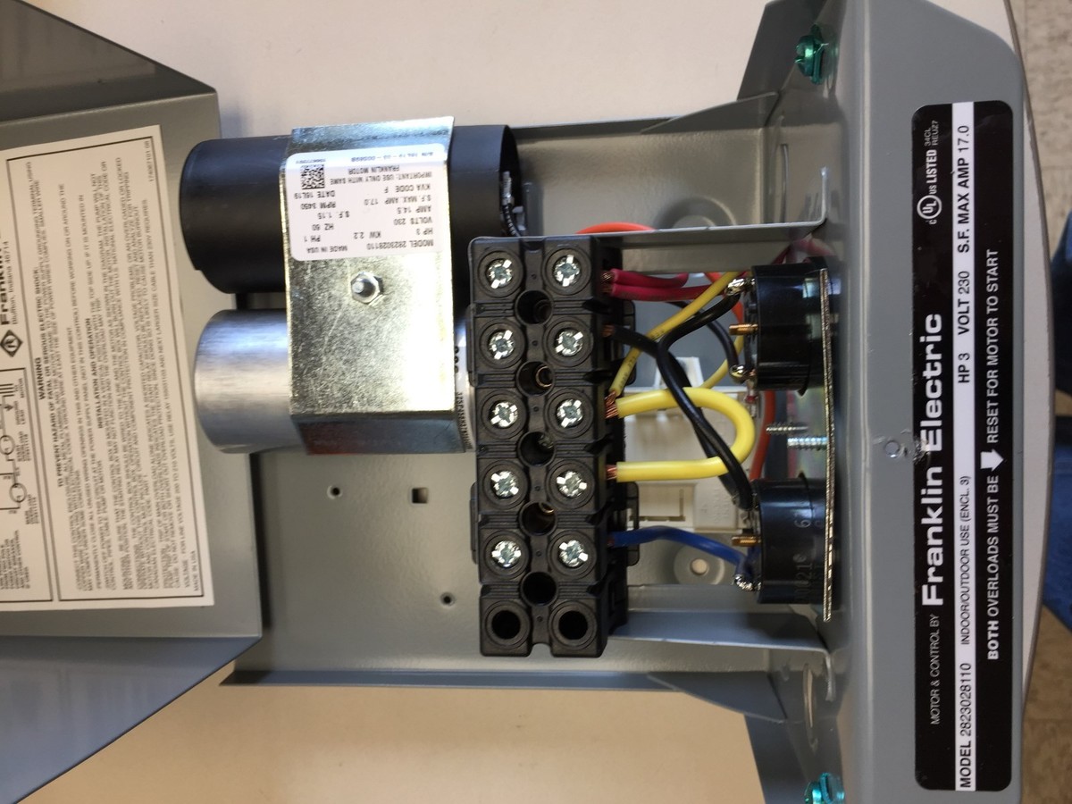 Franklin Electric Control Box Troubleshooting Franklin Electric 0.75