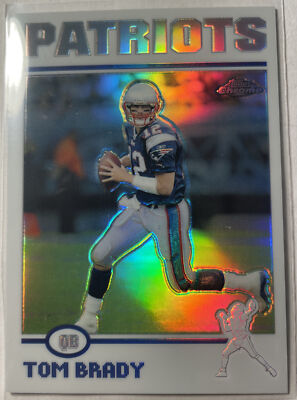 2004 Topps Chrome Tom Brady Refractor #125 “The GOAT” Not Graded | eBay