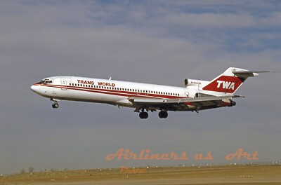 TWA Boeing 727-231 N54326 at DEN in February 1995 8"x12" Color Print | eBay