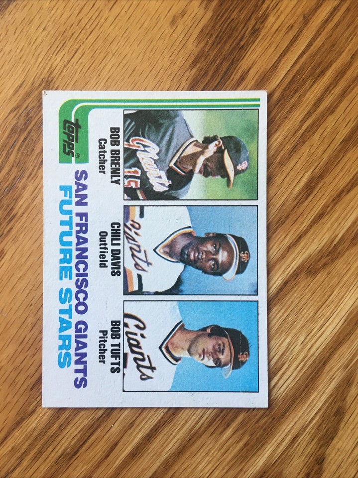 1982 Topps San Francisco Giants Future Stars Rookie Card RC #171 Chili ...