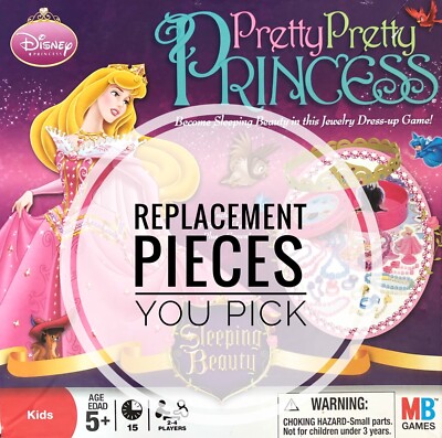 Disney Pretty Pretty Princess Game Replacement Pieces - You Choose | eBay