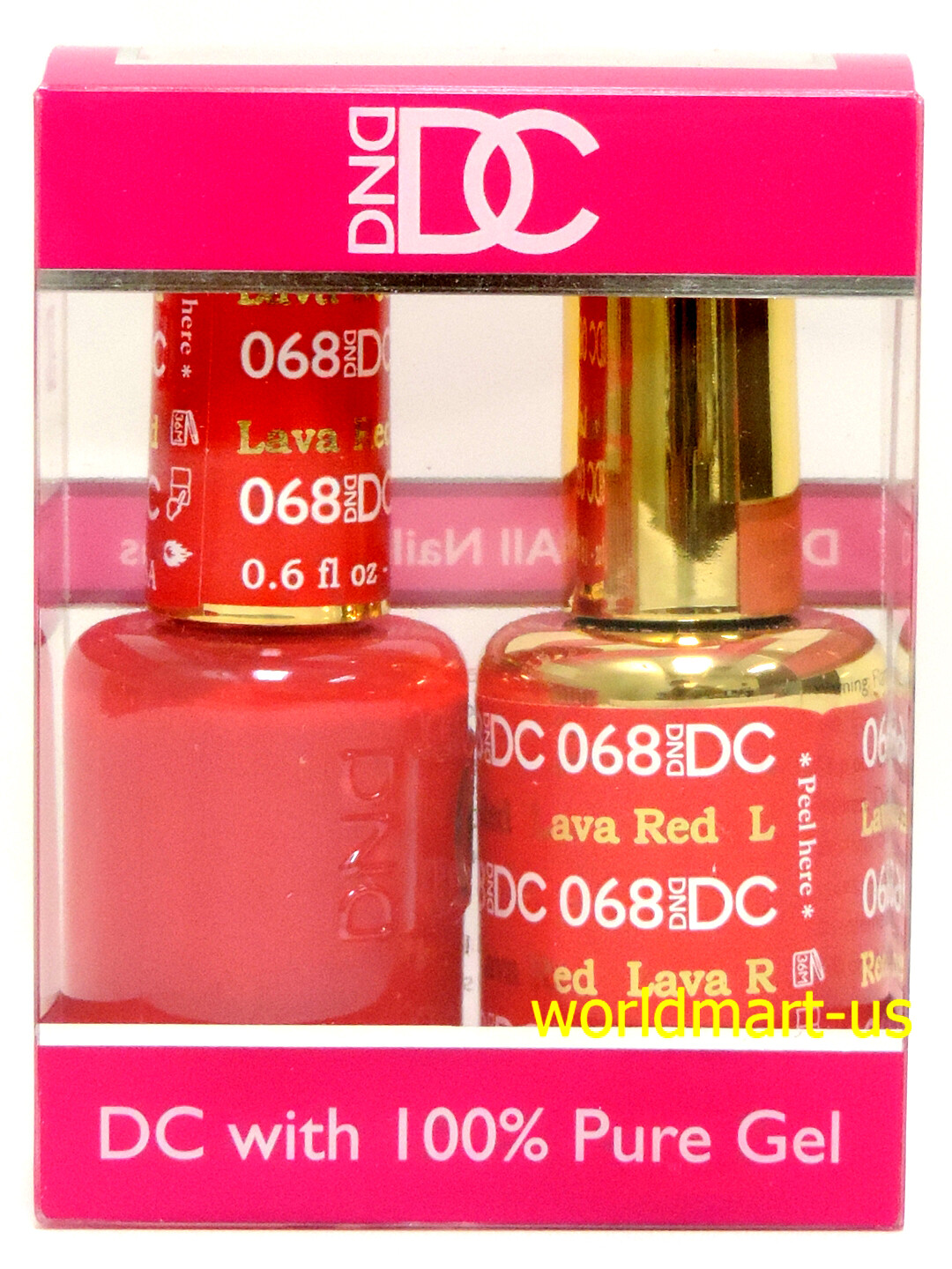 DND DC Duo Gel Color Matching Polish 18ml-0.6fl.oz Color DC068- LAVA ...