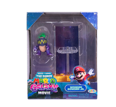 The Super Mario Galaxy Movie Bowser Jr. 1.5" Action Figure w/ Star ...