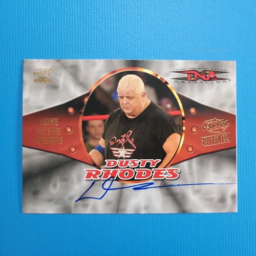 2004 PACIFIC TNA WRESTLING DUSTY RHODES LEGEND AND STARS AUTOGRAPH AUTO ...