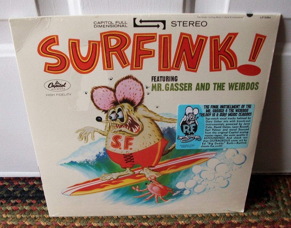 Ed Roth SURFINK Mr Gasser & The Weirdos Sundazed Black Friday LP Record ...