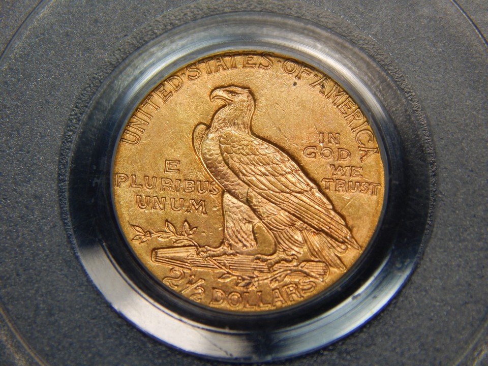 1913 $2.50 Gold Indian Quarter Eagle MS-63 PCGS/CAC, Original! Looks ...