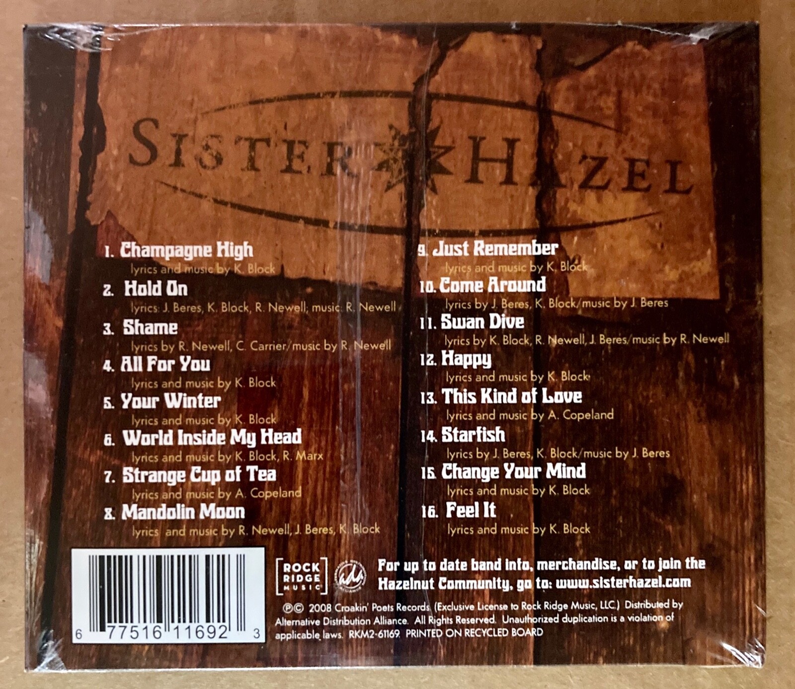 Before The Amplifiers...Live Acoustic by Sister Hazel (CD, 2008) for ...