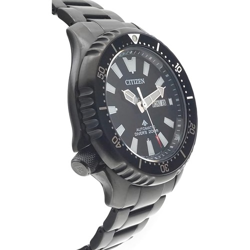 Citizen Promaster NY0135-80E Fugo Left Crown Special Edition Black Dial ...