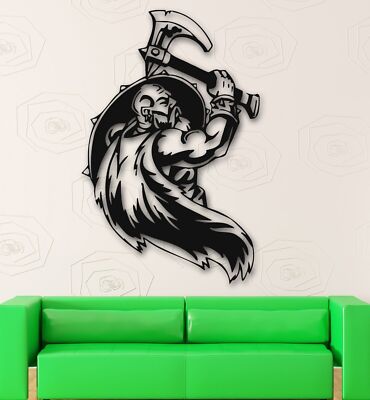Wall Stickers Vinyl Decal Viking Warrior Medieval War Northman (ig537 ...