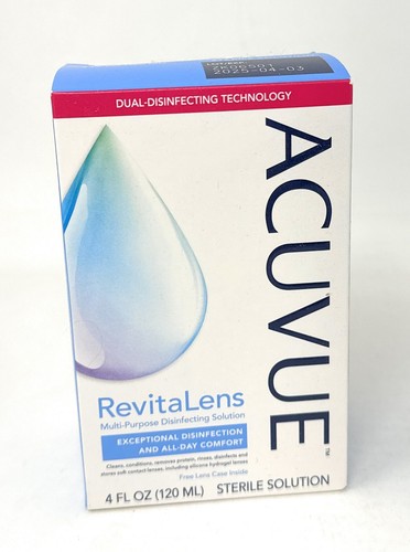 RevitaLens Multipurpose Disinfecting Solution + Lens Case 4oz Ex 4/25 ...