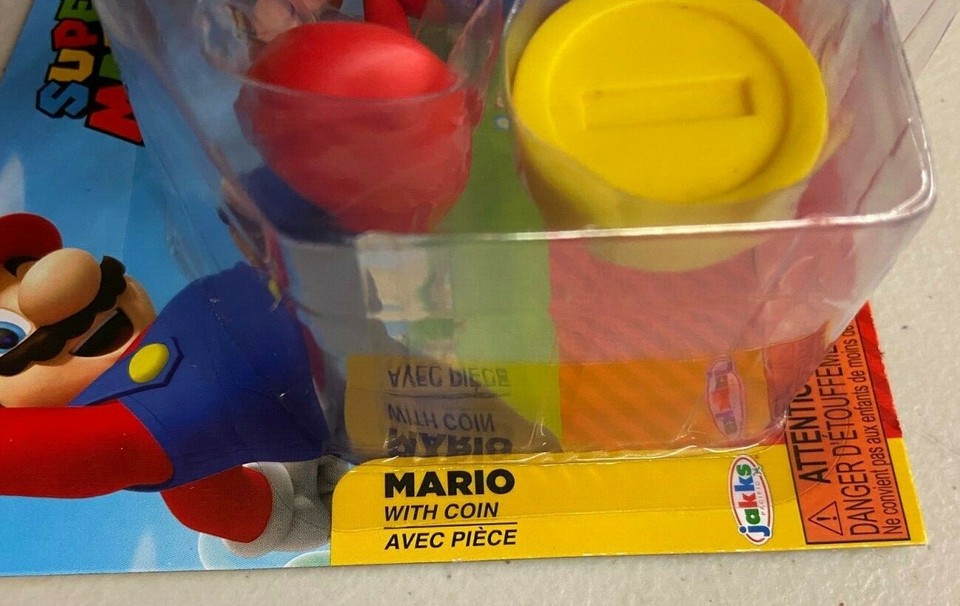 Super Mario Brothers 2.5" Figure - Mario with Coin - Nintendo NES ...