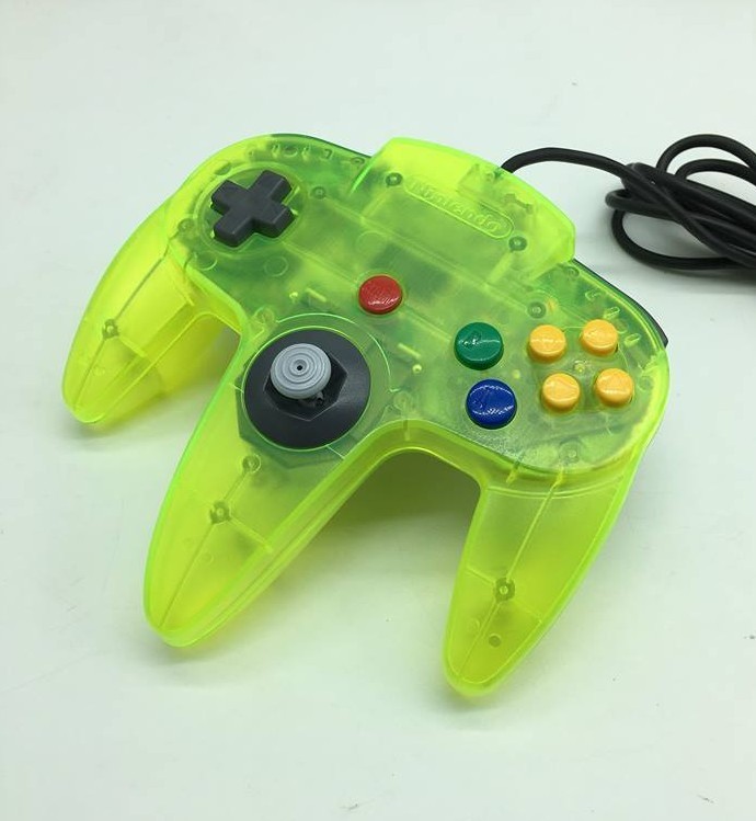 N64 Green Controller Nintendo 64 Authentic Official Oem Ebay ICE BLUE