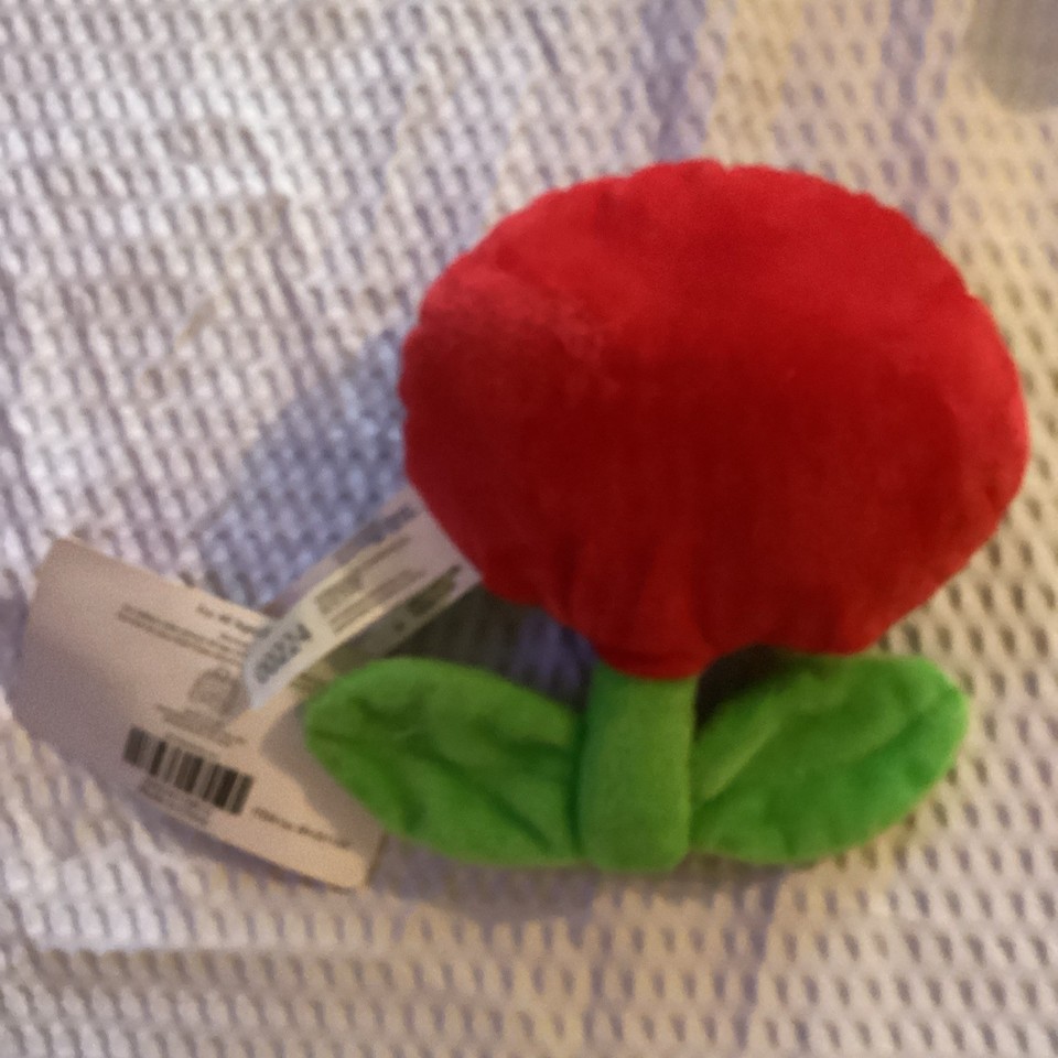 Super Mario Fire Flower 6” Plush Toy Stuffed Nintendo Figure Doll New ...