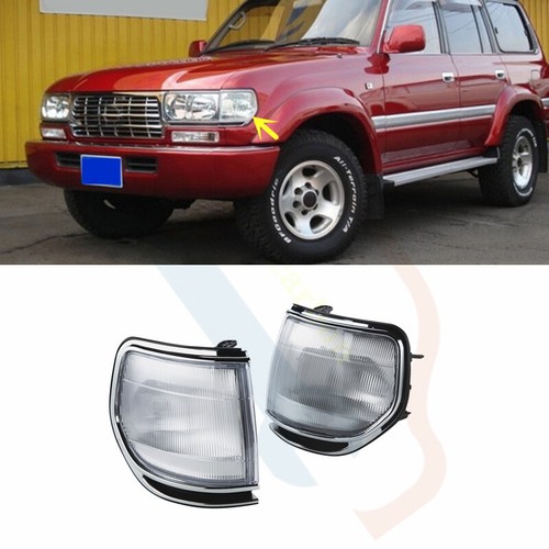 2Pc For Land Cruiser LC80 FJ80 FZJ80 LH&RH Corner Signal Side Marker ...