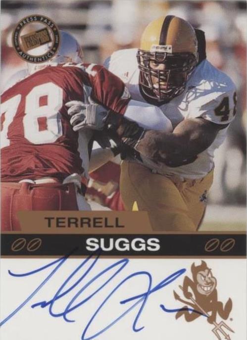 2003 Press Pass - Autographs Terrell Suggs Bronze (AU, RC) for sale ...