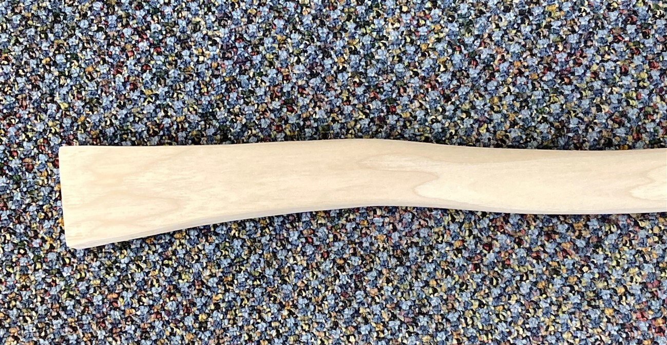 HICKORY 36" Timber Logging Carpenter ADZE HANDLE ~ UNFINISHED ~ Amish ...