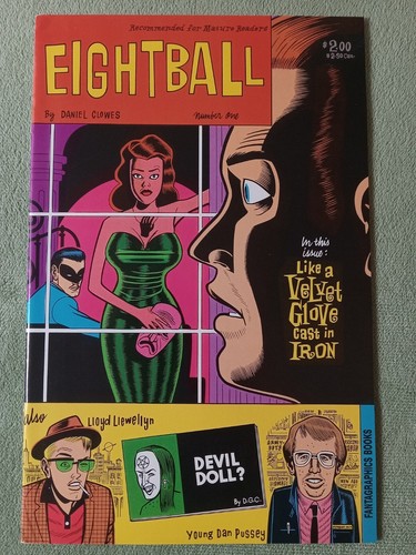 EIGHTBALL 1 HIGH GRADE VF+ 1ST PRINTING 1989 DANIEL CLOWES ...