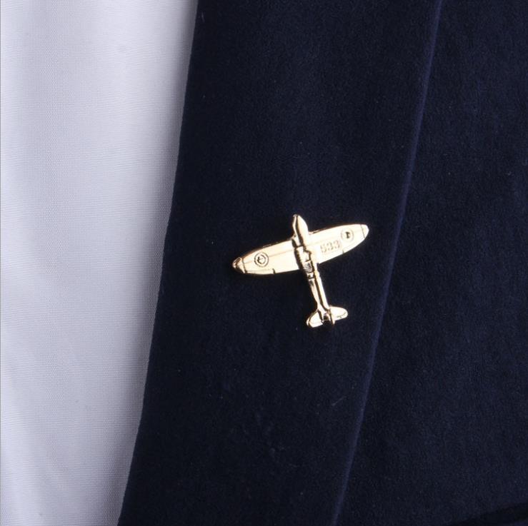 14 style Men's Brooch Lapel Badge Suit Pin Chest Metal Collar Pin ...