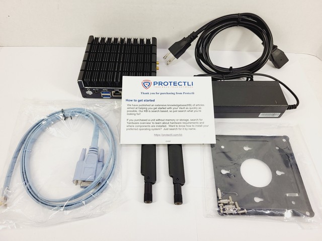 Protectli Vault FW4B (32GB mSATA SSD, 4GB RAM, Intel Quad Core ...