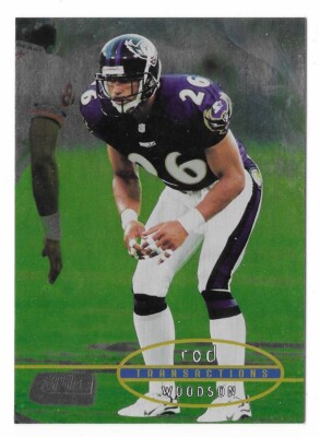 ROD WOODSON 1998 Stadium Club Football # 124 Baltimore Ravens HOF NM ...