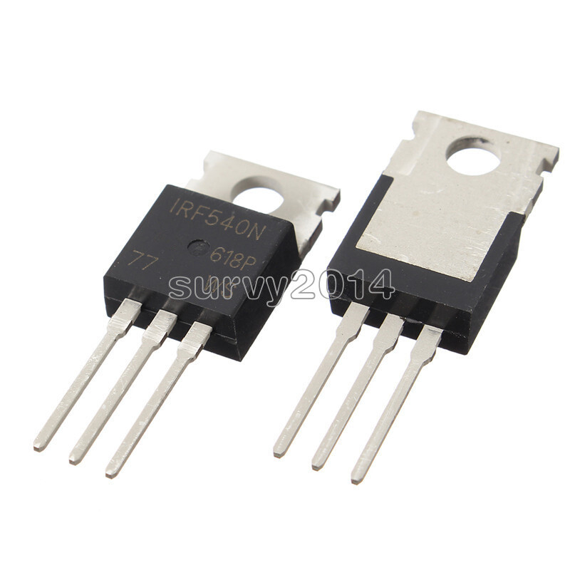 10PCS IRF540N IRF540 TO-220 N-Channel 33A 100V Power MOSFET IC | eBay