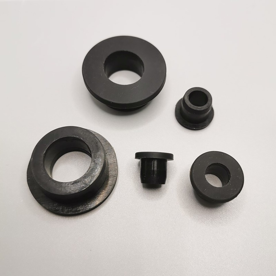Black Silicone Rubber Plug Bungs Through Hole Cable Wiring Protector ...