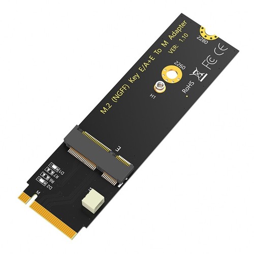 M.2 NGFF A+E Key WiFi/Bluetooth Card to M.2 Key M Adapter Card for 2953 ...