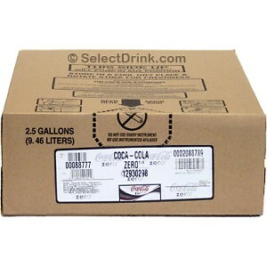 Coke Zero 2.5 Gal. BIB Syrup Soda | eBay