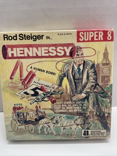 Vtg 1975 Hennessy American Inter.Super 8 Film,US, Rod Steiger film | eBay