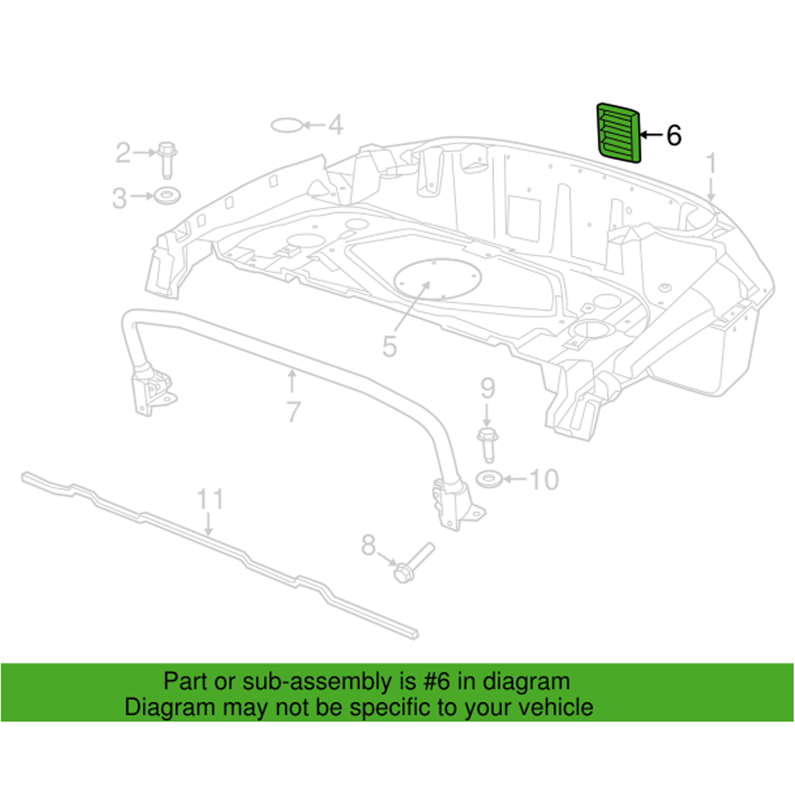 Genuine OEM Mopar Quarter Panel Vent for Chrysler Dodge Jeep Ram ...