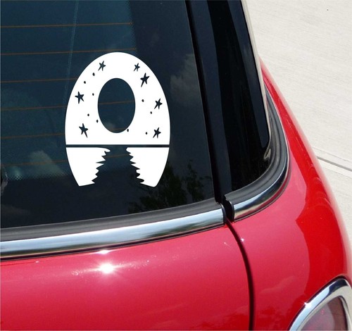 MOONLIGHT MOON LIGHT LAKE SCENE GRAPHIC DECAL STICKER ART CAR WALL | eBay