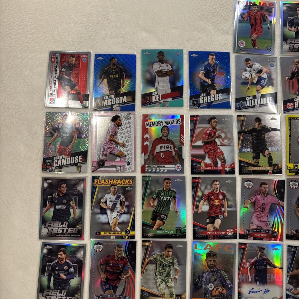 Lot Of 72 MLS Soccer Cards- Auto’s, Rookies, Inserts, Color, Numbered ...