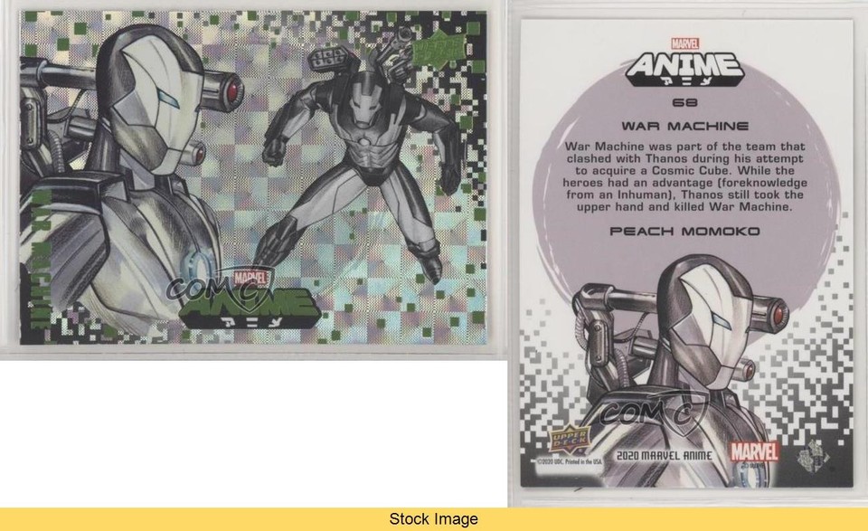 2020 Upper Deck Marvel Anime Hyper Mosaic War Machine #68 READ mq5 | eBay