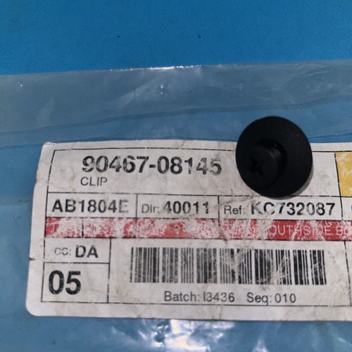 NEW OEM Genuine Toyota Clip 90467-08145 (B3) | eBay