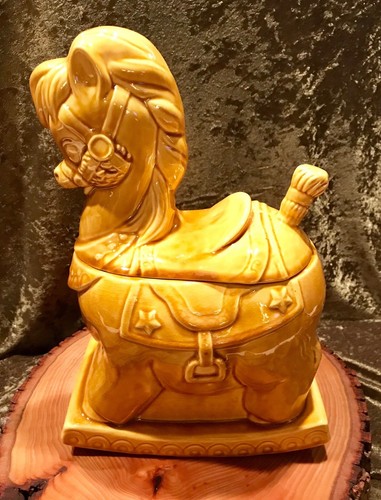 Rare 1956 Alberta’s Pottery Rocking Horse Vintage Ceramic Cookie Jar | eBay