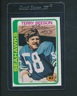 1978 Topps #313 Terry Beeson Seahawks Signed Auto *A7864 | eBay