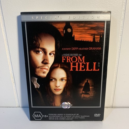 From Hell Dvd Film Region 4 VGC Special Edition Johnny Depp Heather ...