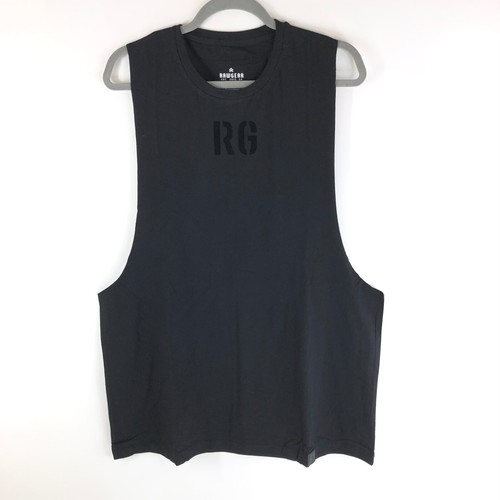 RawGear Bradley Martyn Mens Muscle Tank Crew Neck Sleeveless Logo Black ...