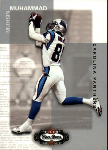 2002 Fleer Box Score Football Card #37 Muhsin Muhammad | eBay