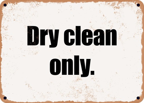 METAL SIGN - Dry clean only. | eBay
