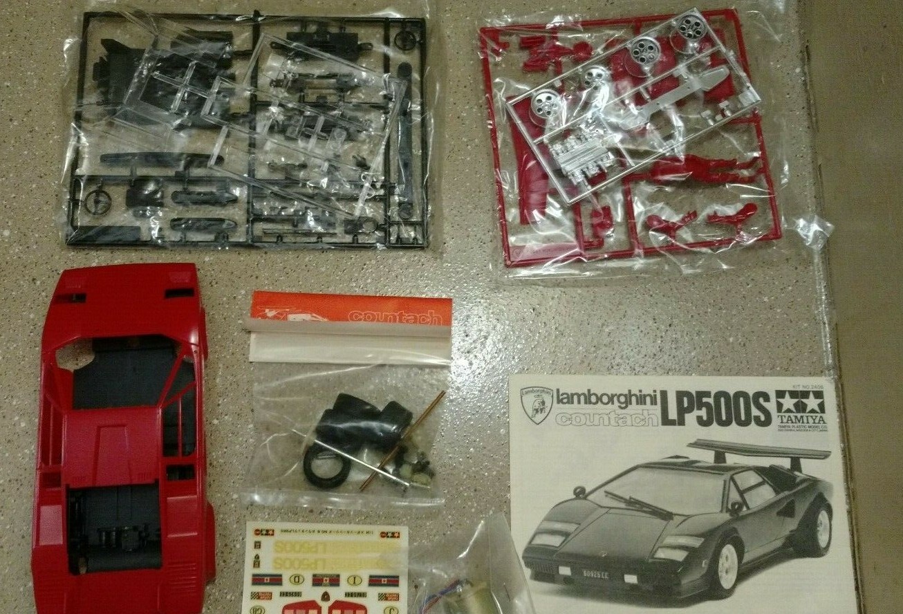 1982 Tamiya Lamborghini Countach LP500 Vintage Motorized Precision ...