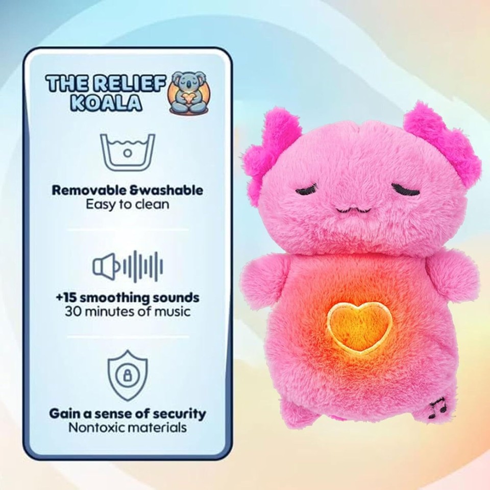 Breathing Teddy Bear Anxiety Relief Breathing Soothing Calming Plush ...