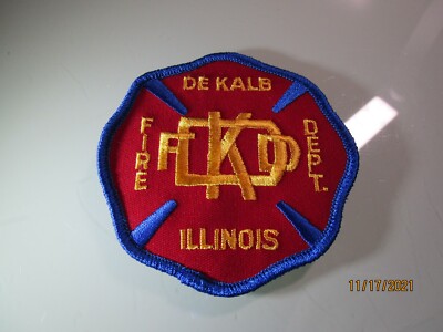 DEKALB IL FIRE DEPT. PATCH | eBay