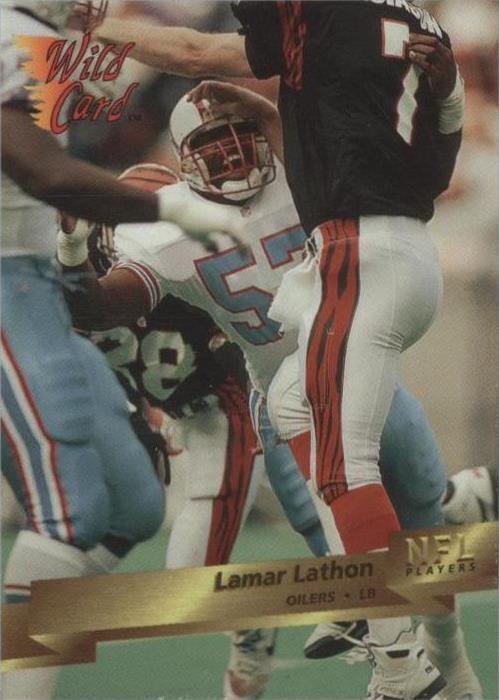 1993 Wild Card - Lamar Lathon #126 for sale online | eBay