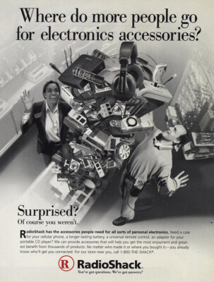 1997 Radio Shack: Electronics Accessories Vintage Print Ad | eBay