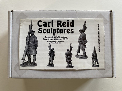 SK Miniatures 75mm UK Seaforth Highlander Stretcher Bearer 1916 Resin ...
