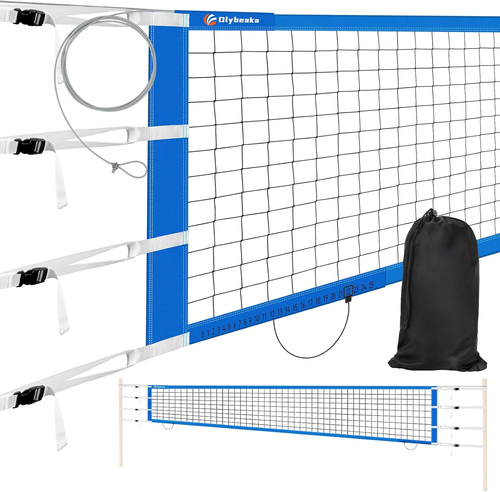 Professional Volleyball Net with Aircraft Steel Cable, Scoring Design ...