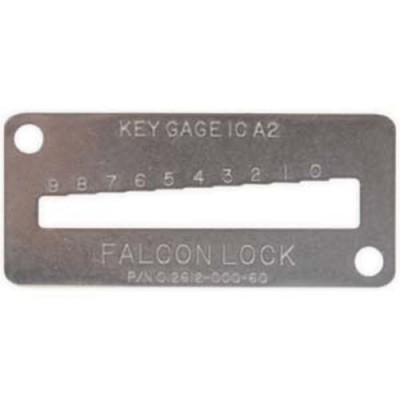 Falcon Lock Key Gauge, For Interchangeable Core Cylinder A2 Master Key ...